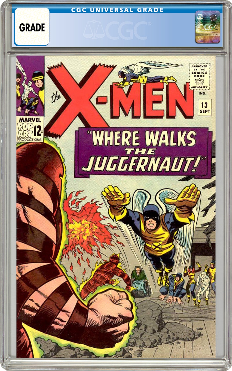 Marvel X-Men #13 (2nd App. the Juggernaut) Comic Book CGC Graded - US