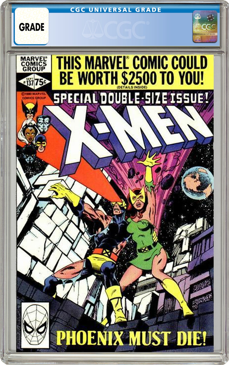 Marvel X-Men #137 (Death of Phoenix) Comic Book CGC Graded - US