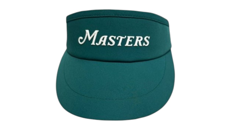 Masters Performance Tech Classic Raised Rubber Wordmark Visor Green ...