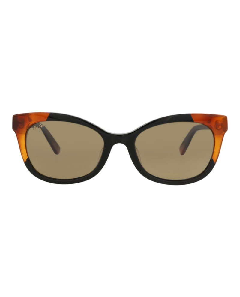 Maui Jim Cat Eye-Frame Acetate Sunglasses Black Tortoise Bronze (HS759 ...