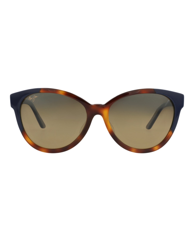 Maui Jim Cat Eye-Frame Acetate Sunglasses Tortoise Navy Bronze (HS725 ...
