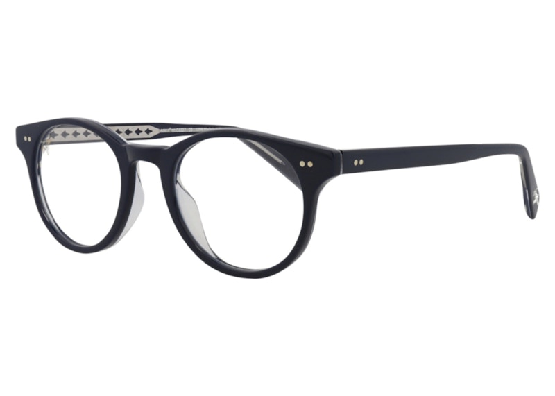 Maui Jim Round Eyeglasses Navy/Navy/Transparent (MJO2227-03) in Acetate ...
