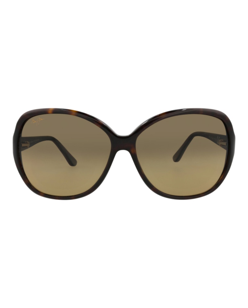 Maui Jim Round-Frame Acetate Sunglasses Tortoise Tortoise Bronze (HS294 ...
