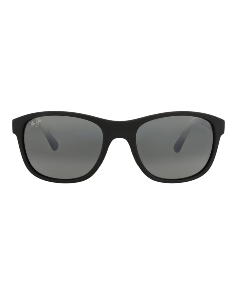 Maui Jim Round-Frame Injected Sunglasses Black Black Grey (745-02MR) in ...