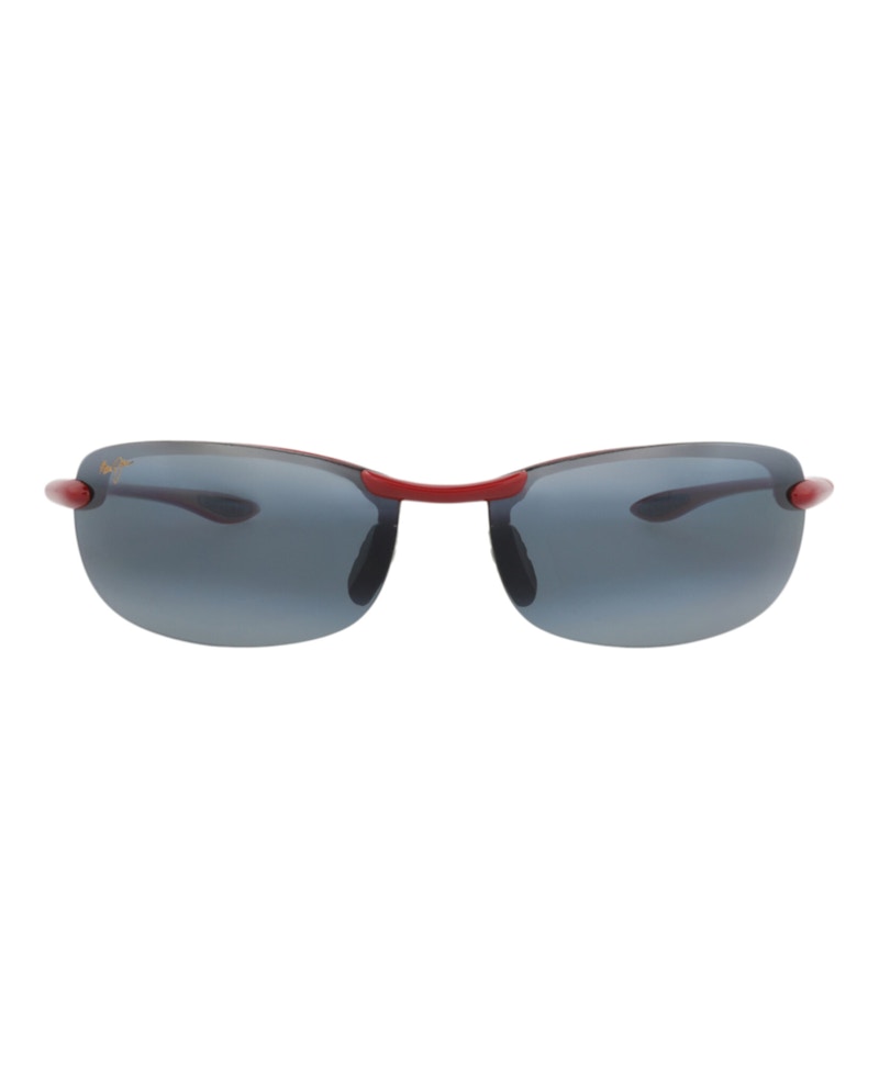 Maui Jim Round-Frame Nylon Sunglasses Red Red Grey (405-202) in Acetate ...