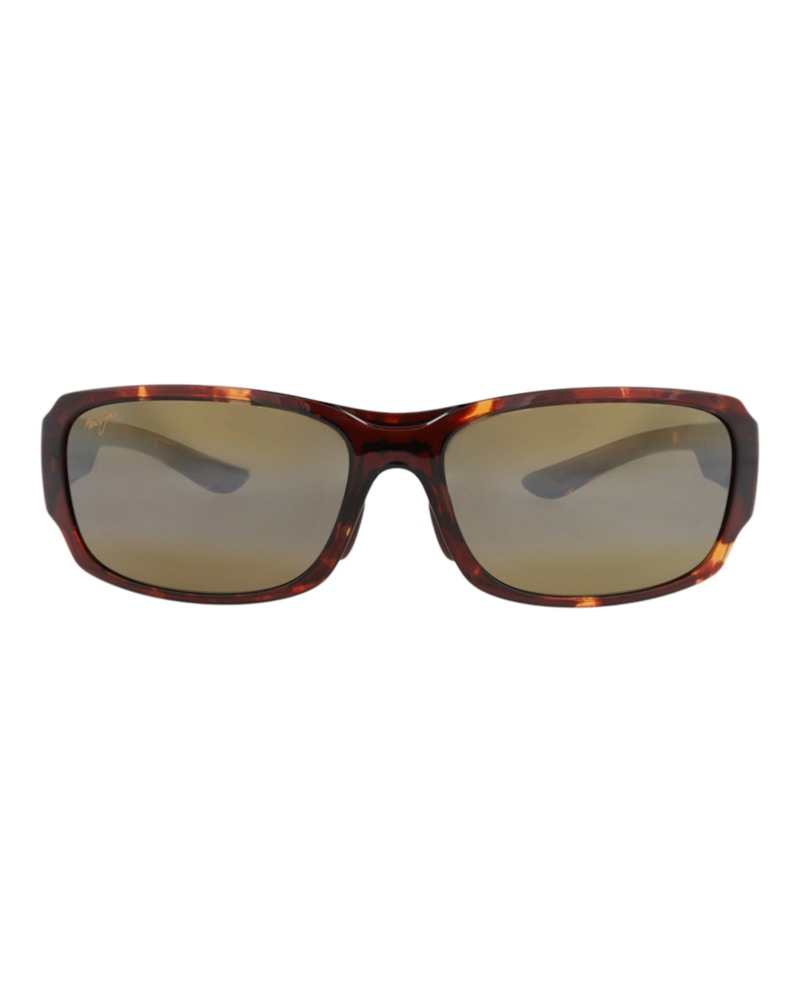 Maui Jim Shield-Frame Injection Sunglasses Tortoise Tortoise Bronze ...