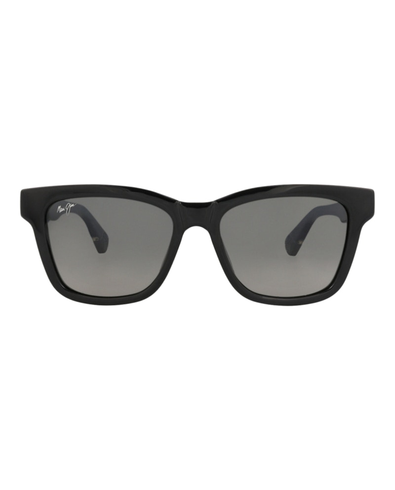 Maui Jim Square-Frame Acetate Sunglasses Black Black Grey (MJ643-14) in ...