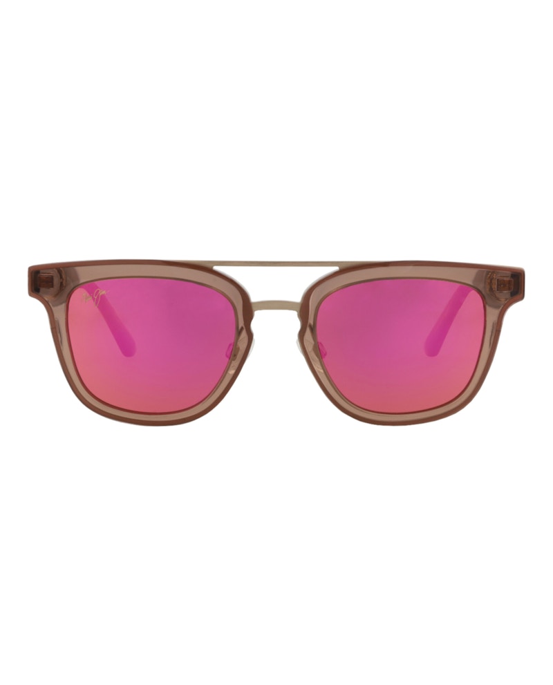 Maui Jim Square-Frame Acetate Sunglasses Burgundy Tortoise Burgundy ...