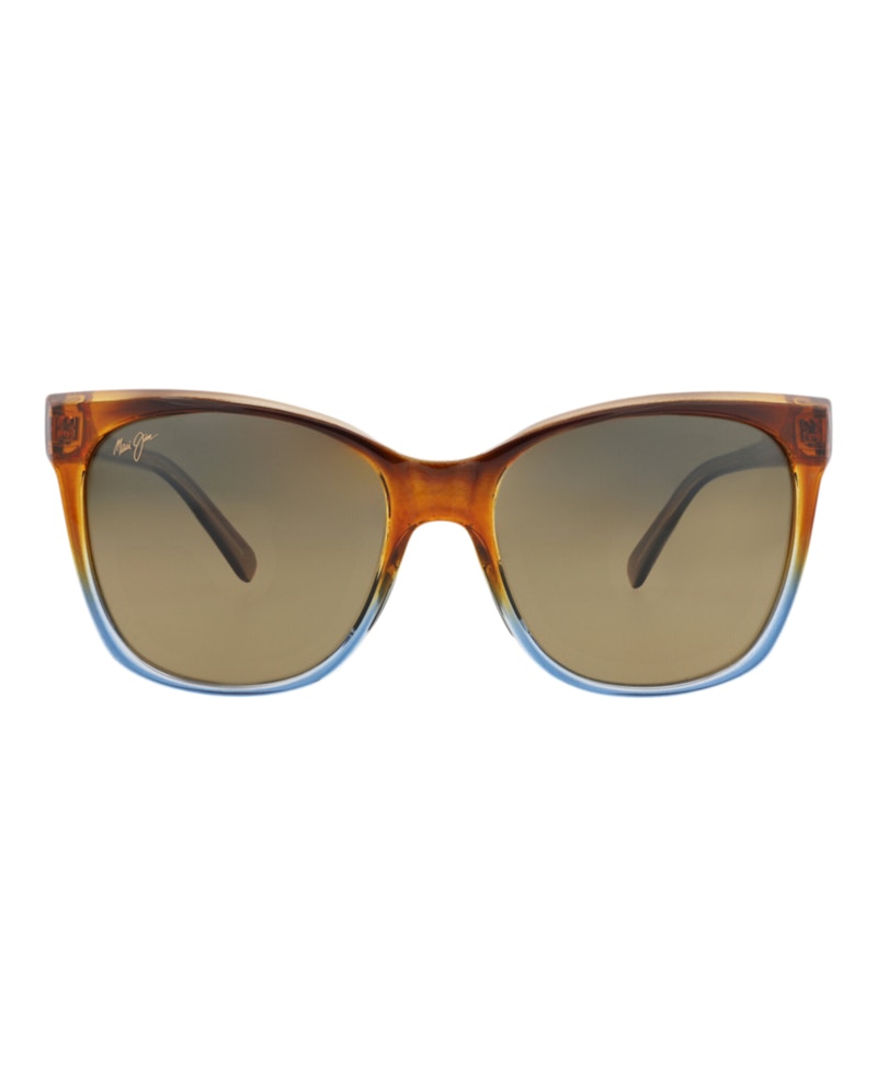 Maui Jim Square-Frame Injected Sunglasses Caramel Caramel Bronze (HS793 ...
