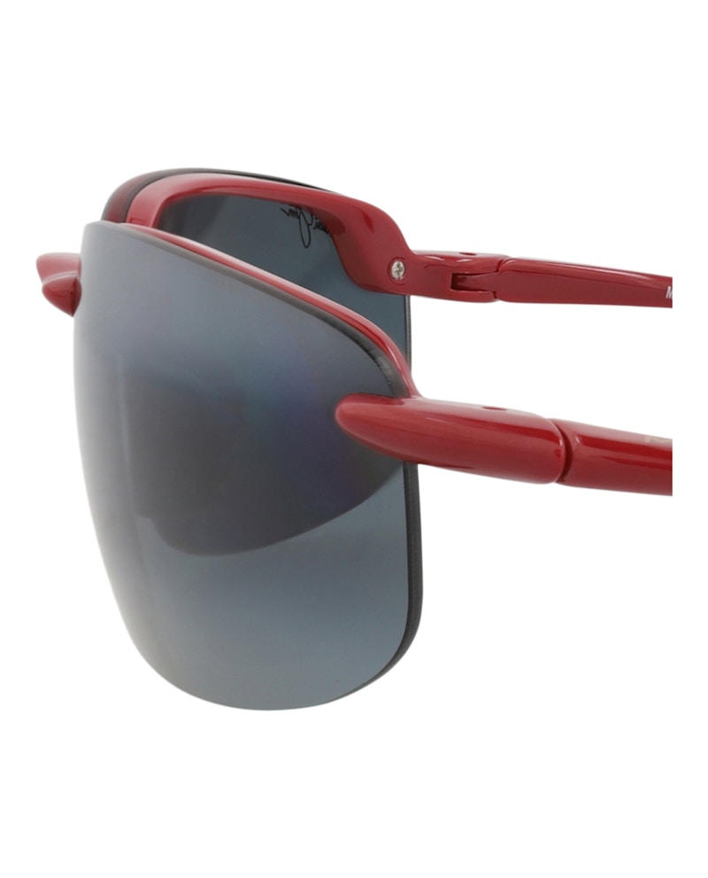 Maui Jim Square-Frame Nylon Sunglasses Red Red Grey (407-202) in ...