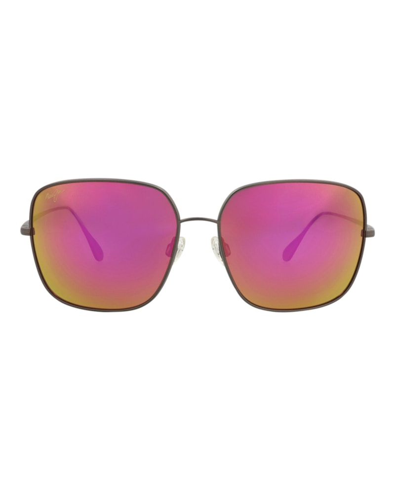 Maui Jim Square-Frame Titanium Sunglasses Grey Grey Sunrise (P546-14 ...