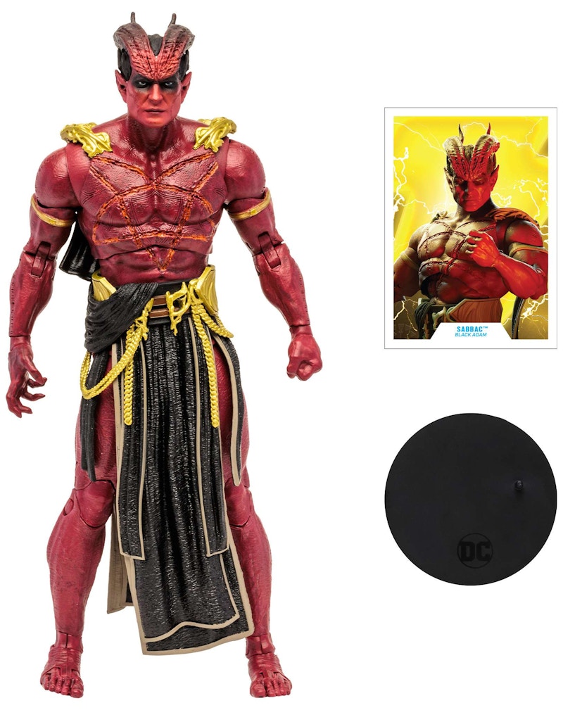 McFarlane Toys DC Multiverse Sabbac Black Adam Movie MEGA Action Figure ...