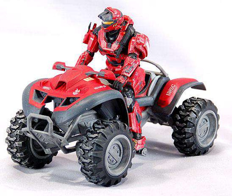 McFarlane Toys Halo Halo Reach Mongoose with Red Team Scout Spartan ...