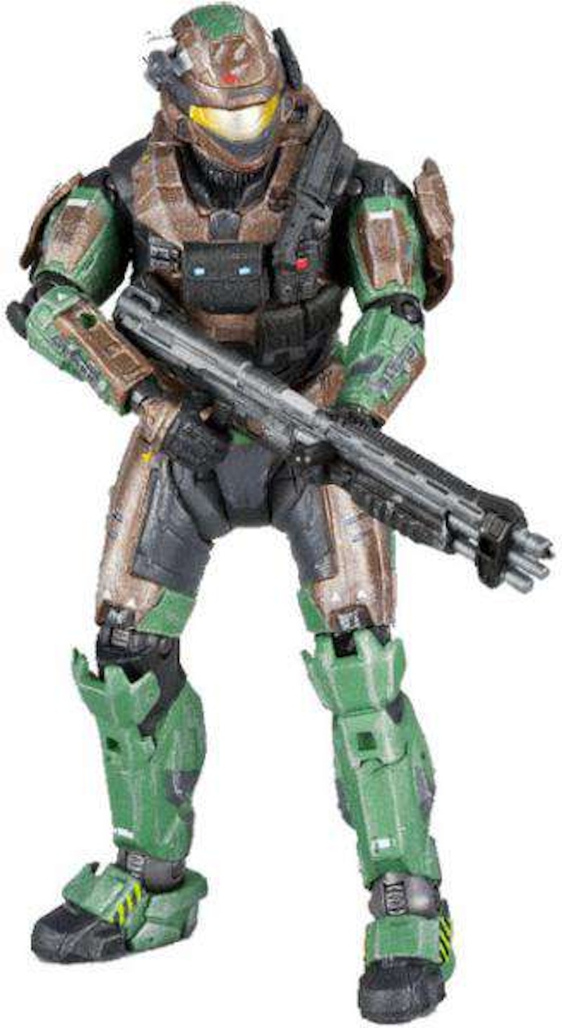McFarlane Toys Halo Series 3 Spartan MP Custom (Male), Brown / Forest ...