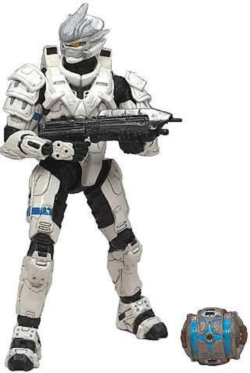 McFarlane Toys Halo Series 5 Spartan Soldier Hayabusa White Action ...