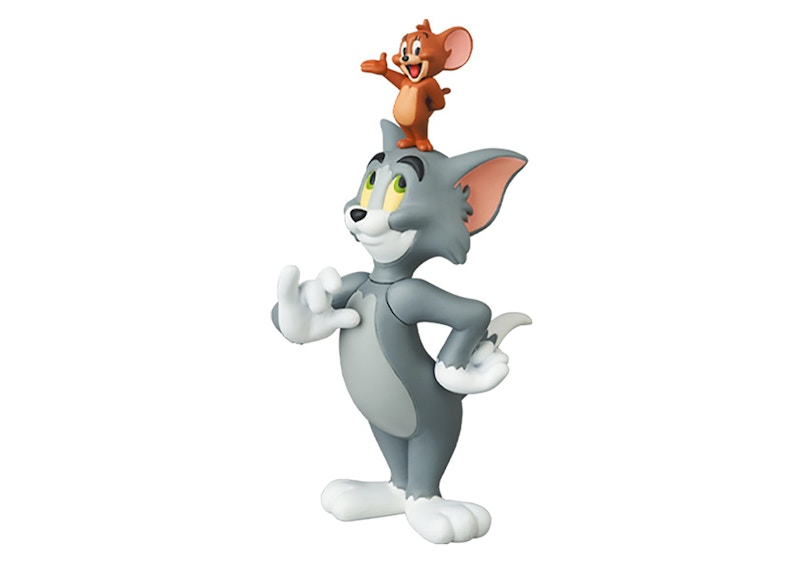 Medicom UDF Tom and Jerry- Jerry On Tom's Head Figure Gray - US