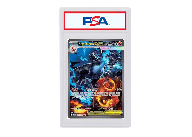 Mega Charizard X ex 2025 Pokémon Phantasmal Flames SIR #125 (PSA or BGS ...
