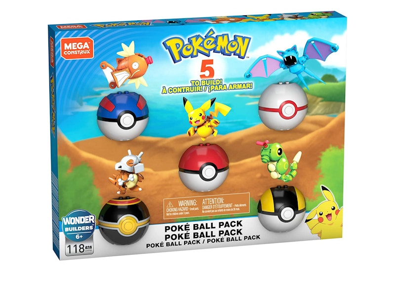 Mega Construx Pokemon Pokeball Bundle Set - FW19 - US