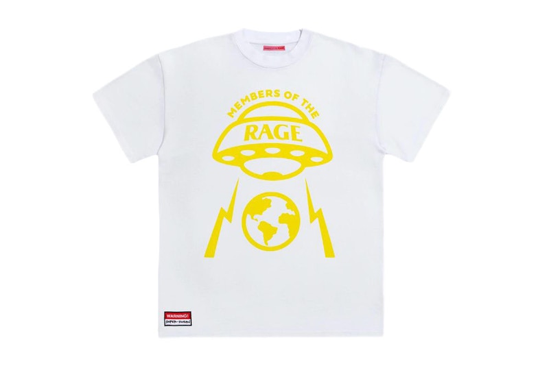 Members of The Rage Members Of The Rage T-shirt Yellow/White Men's - US