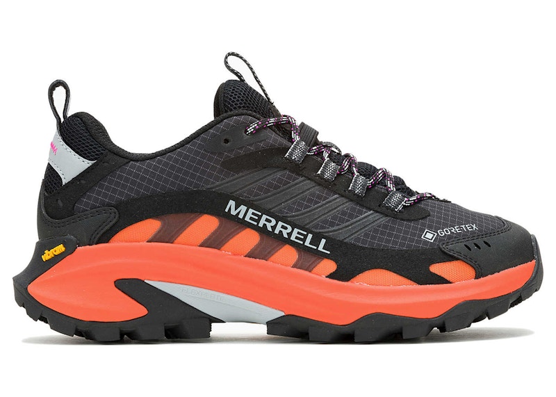 Merrell Moab Speed 2 Gore-Tex Black Orange (Women's) - J038394 - US