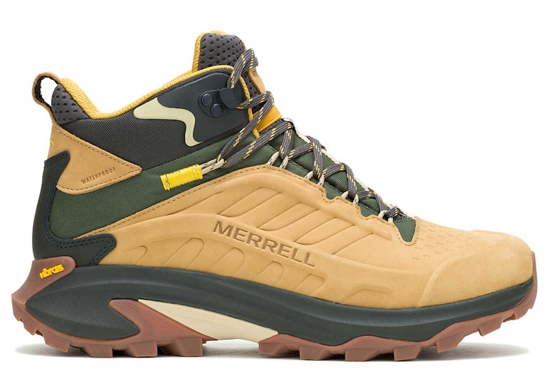 Merrell Moab Speed 2 Leather Mid Waterproof Tan Men's - J038425 - US