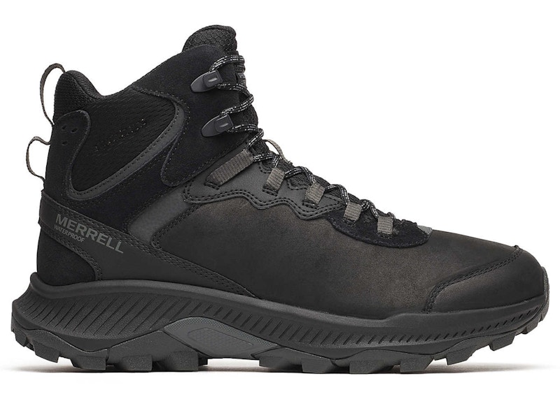 Merrell Speed Strike 2 Leather Thermo Mid Waterproof Black Men's ...