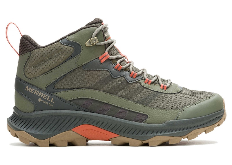 Merrell Speed Strike 2 Mid Gore-Tex Olive Men's - J037819 - US