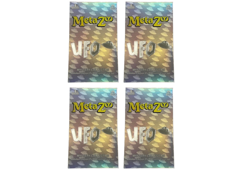 MetaZoo TCG Cryptid Nation UFO Pin Club 1st Edition Pin & Promo Card ...
