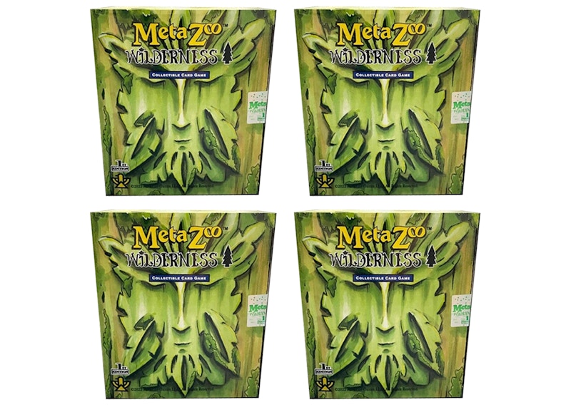 MetaZoo TCG Cryptid Nation Wilderness 1st Edition Spellbook 4x Lot - US