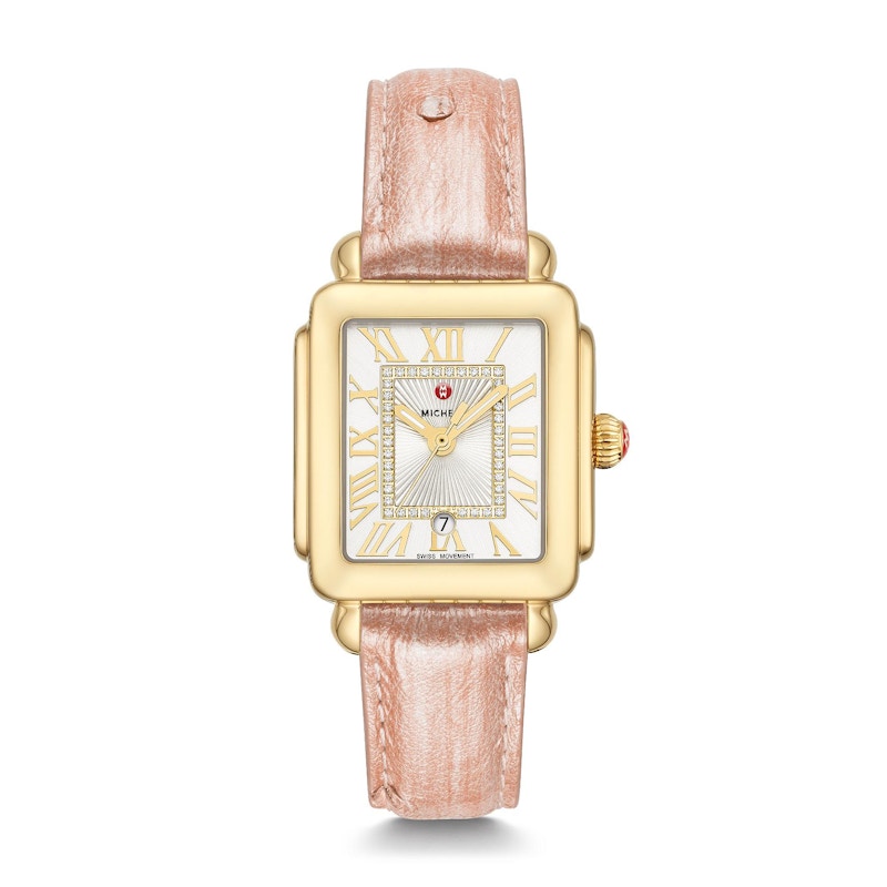 Michele Deco Madison Mid MWW06G000017 29mm in Yellow Gold - MX