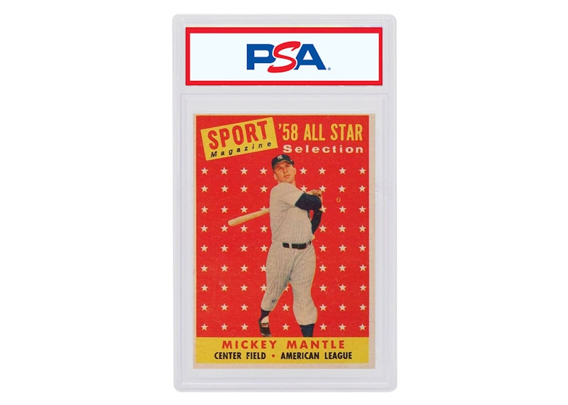 Mickey Mantle 1958 Topps All Star #487 (PSA or BGS Graded) - 1958 - US