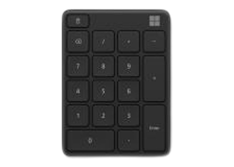 Microsoft Wireless Number Keypad 23O-00016 Matte Black - US