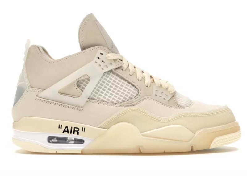 Jordan 4 Retro Off-White Sail (Women's) Midweek Heat V2 - CV9388-100 - US