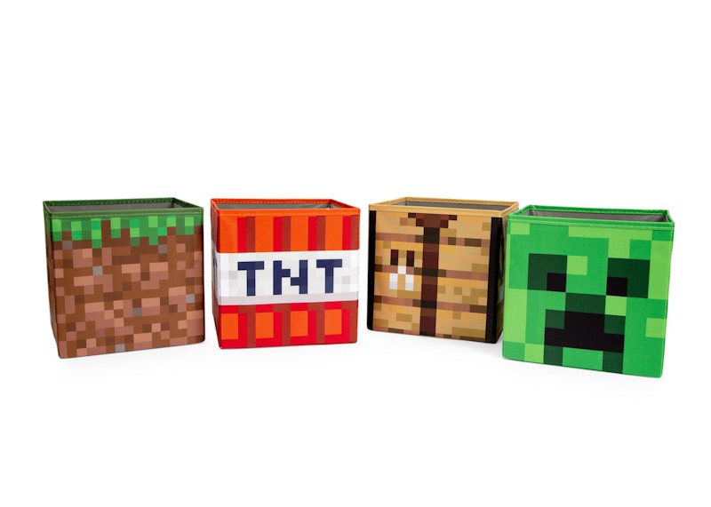 Minecraft 10" Storage Bin Organizer Set - FR
