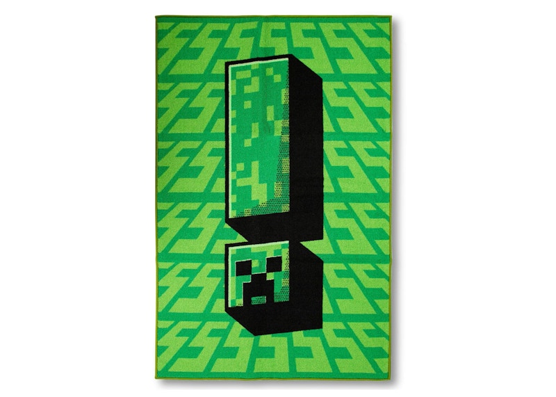 Minecraft Green Creeper Area Rug - US