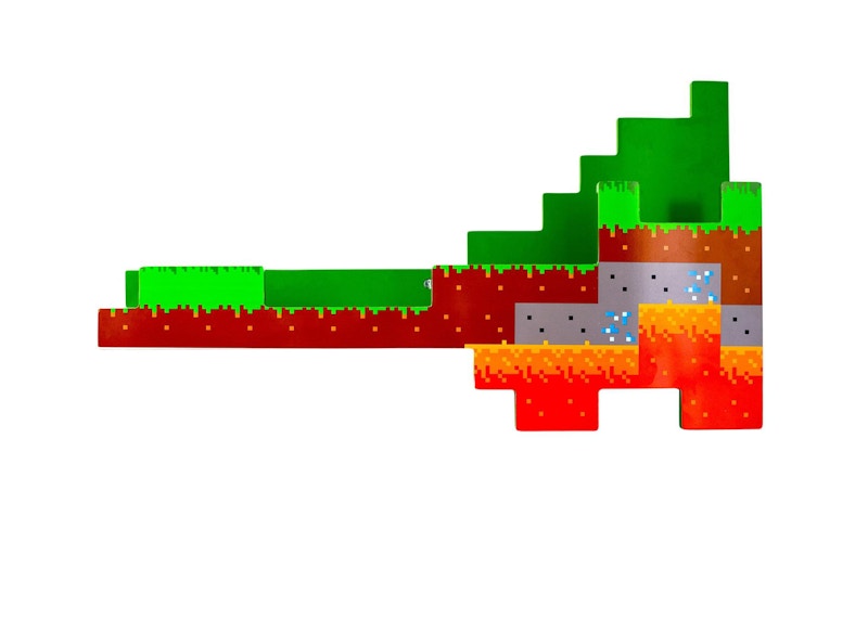 Minecraft Overworld Wall Shelf - CN