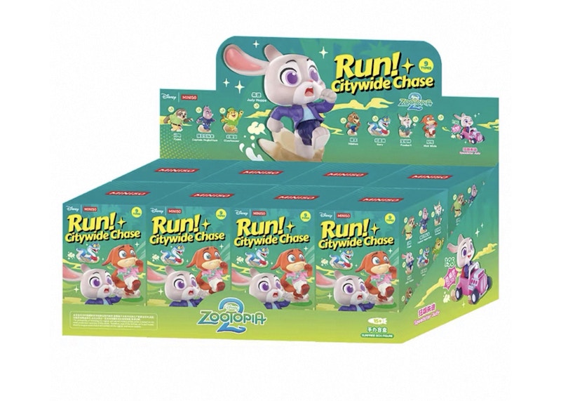 Miniso Disney Zootopia 2 Run! Citywide Chase Series Figure Sealed Case ...