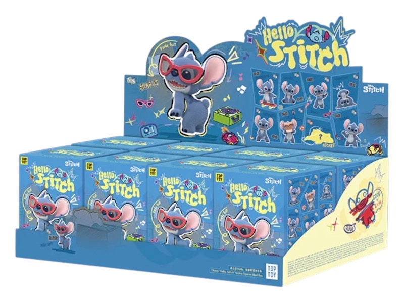 Miniso Top Toy Disney Hello Stitch Series Figure Sealed Case (8 Blind ...