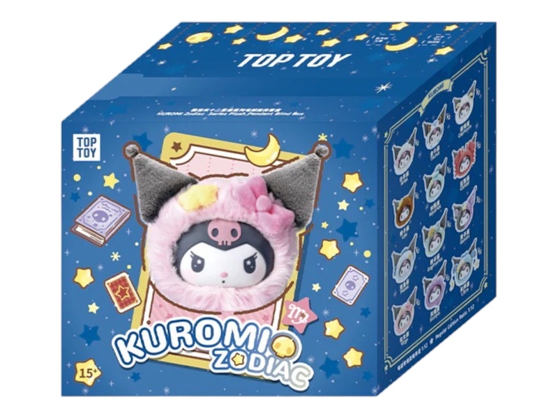 Miniso Top Toy Kuromi Zodiac Series Vinyl Plush Single Blind Box - US