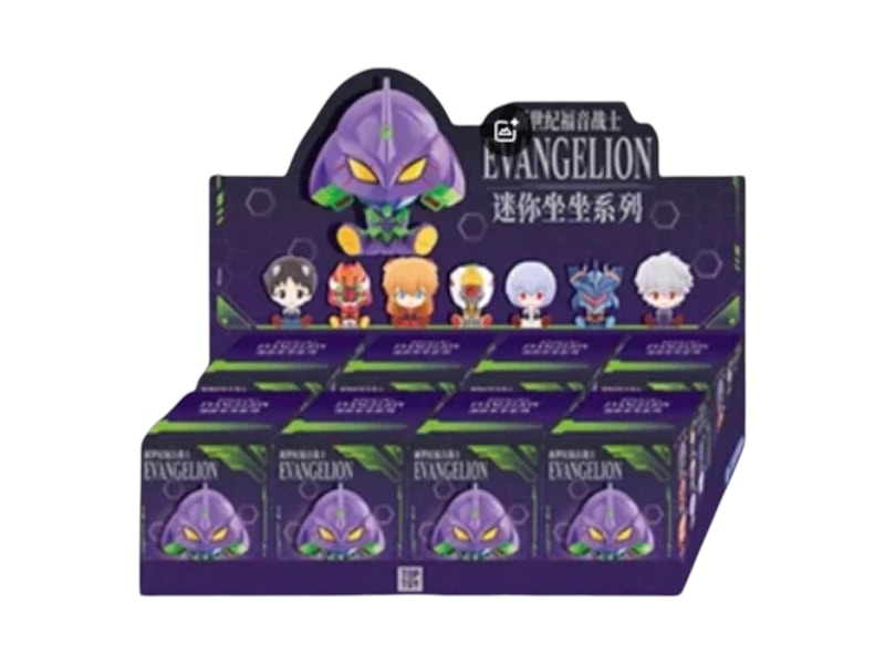 Miniso Top Toy Neon Genesis Evangelion Mini Sitting Series Figures ...
