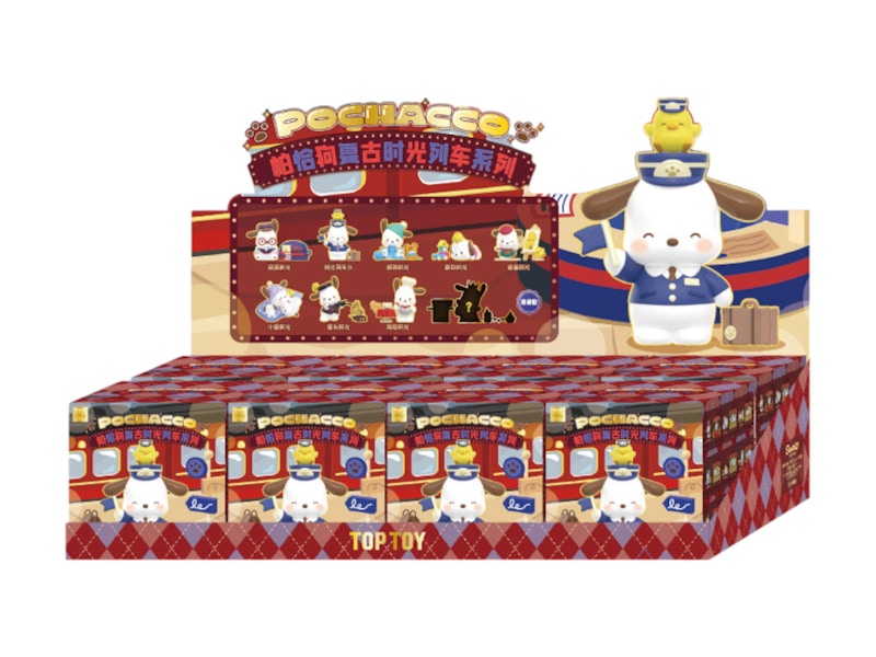 Miniso Top Toy Pochacco Vintage Time Train Series Sealed Case (8 Blind ...