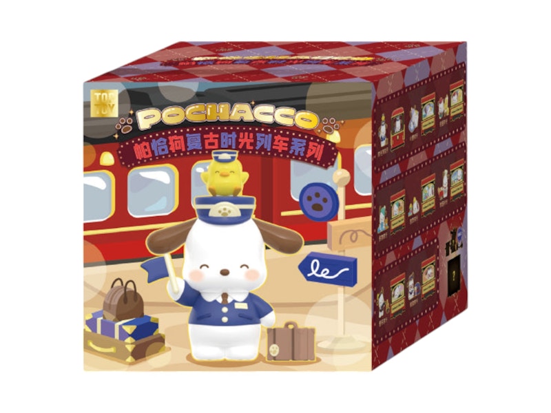 Miniso Top Toy Pochacco Vintage Time Train Series Single Blind Box - US