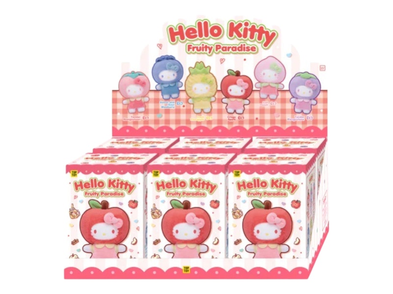 Miniso Top Toy Sanrio Hello Kitty Fruity Paradise Series Vinyl Plush ...
