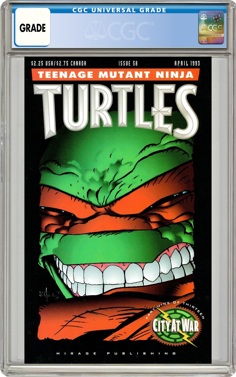 Mirage Studios Teenage Mutant Ninja Turtles (1984) #58 Comic Book CGC ...