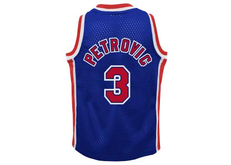 Mitchell & Ness NBA Kids Nets Petrovic Drazen 1992-93 Swingman Road ...