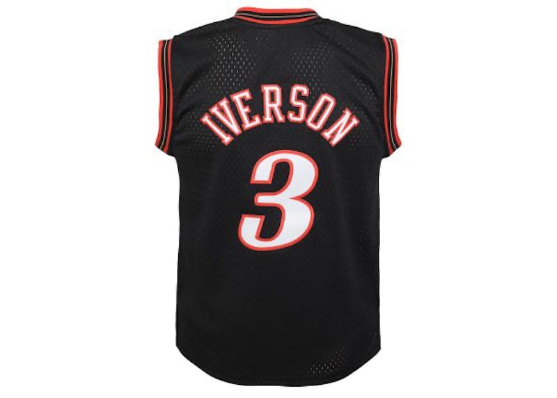 Mitchell & Ness NBA Kids Philadelphia 76Ers Allen Iverson 2000-01 ...