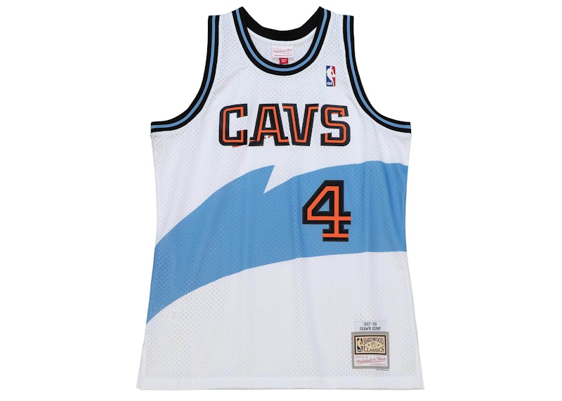 Mitchell & Ness Shawn Kemp Cleveland Cavaliers 1997-98 Swingman NBA ...