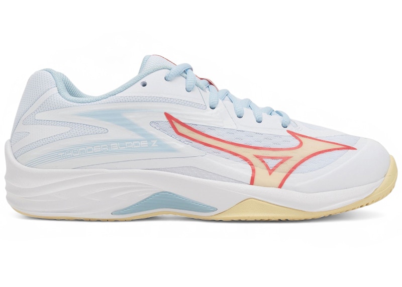 Mizuno Thunder Blade Z White Calypso Coral Pale Banan (Women's ...