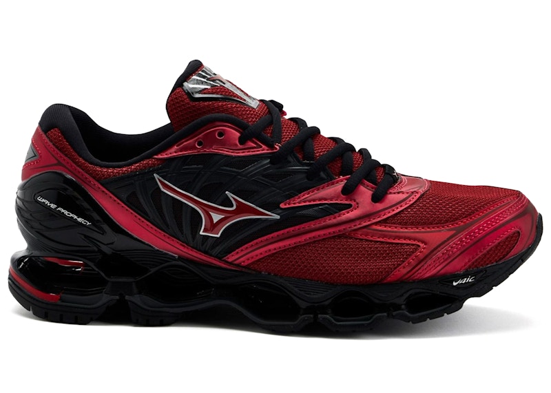 Mizuno Wave Prophecy LS Sun-Dried Tomato Black Men's - D1GA333706 - US