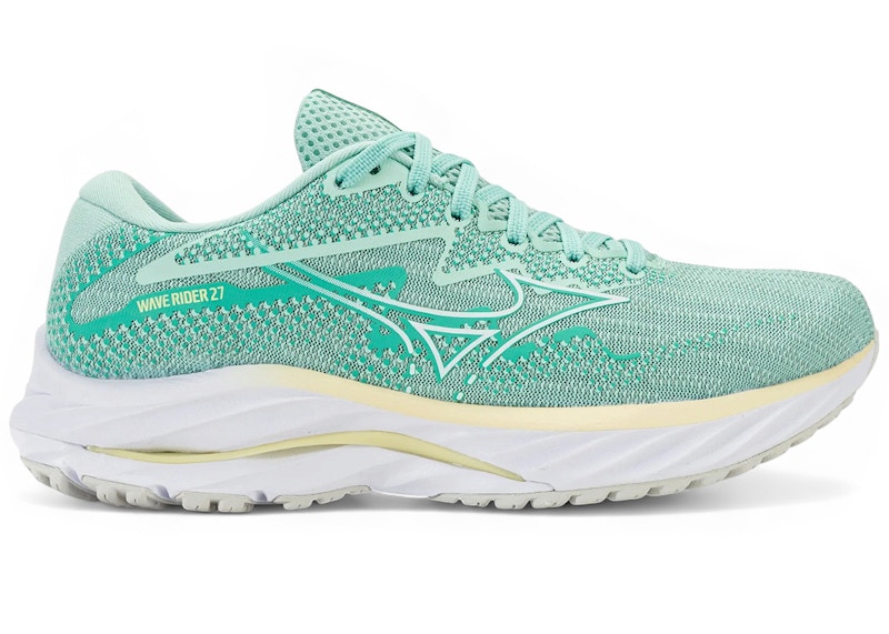 Mizuno Wave Rider 27 Eggshell Blue White Anise Flower (Women's ...